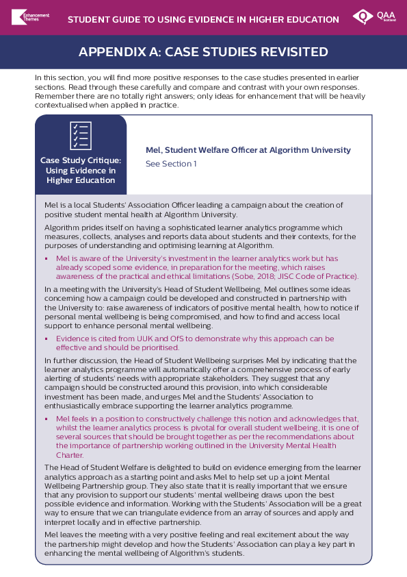 (PDF) Guide to using Evidence in Higher Education