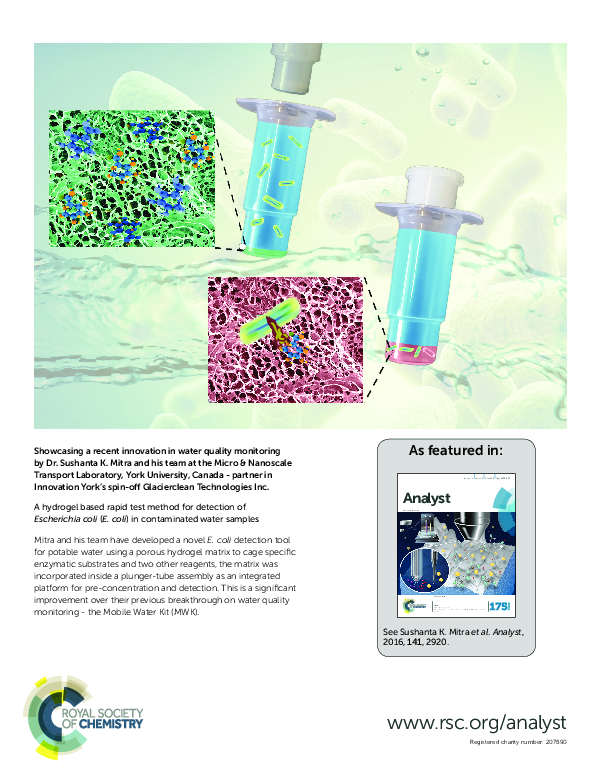 (PDF) A hydrogel based rapid test method for detection of Escherichia ...