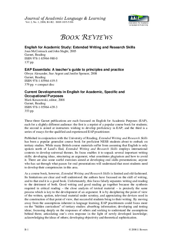 (PDF) EAP Essentials: A Teacher's Guide to Principles and Practice