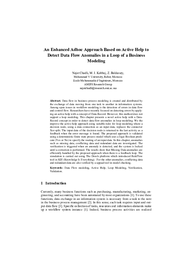 (PDF) An Enhanced Adhoc Approach Based on Active Help to Detect Data Flow Anomalies in a Loop of ...
