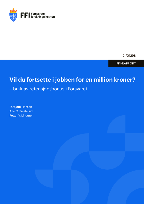 (PDF) Retention bonus as an incentive in the Armed Forces: applying ...