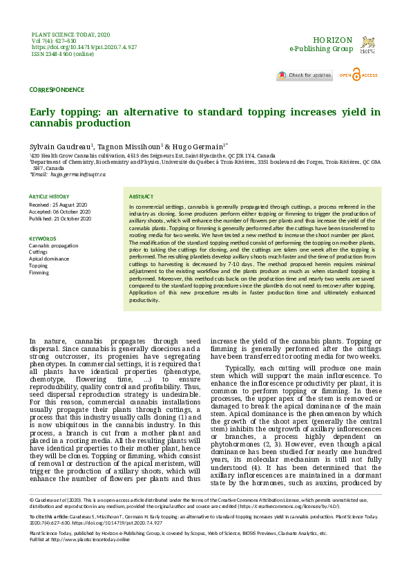 (PDF) Plant Science Today