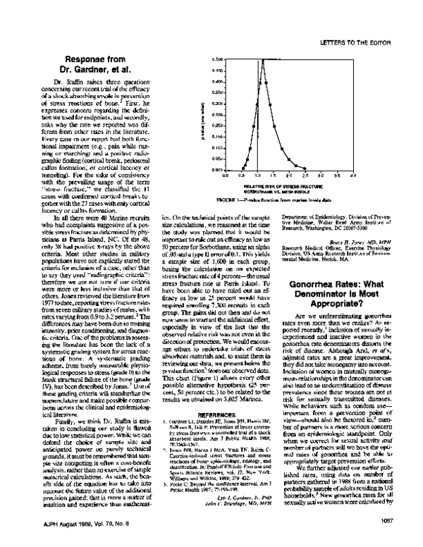 (PDF) Response from Dr. Gardner, et al