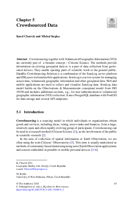 (PDF) Crowdsourced Data