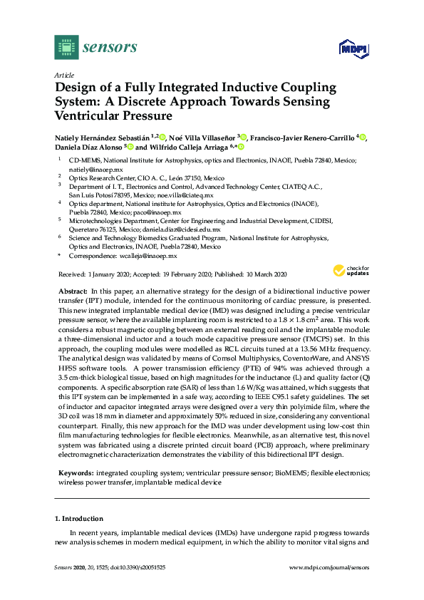 Pdf Design Of A Fully Integrated Inductive Coupling System A