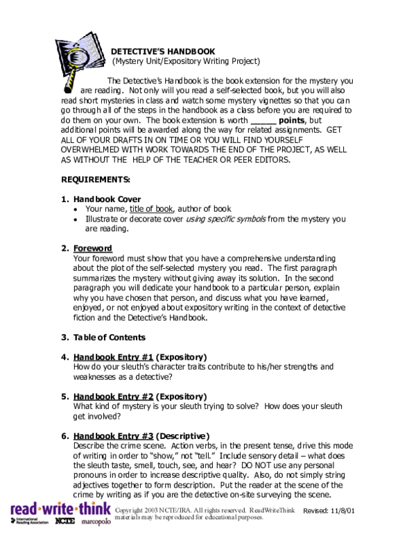 (PDF) The Detective's Handbook