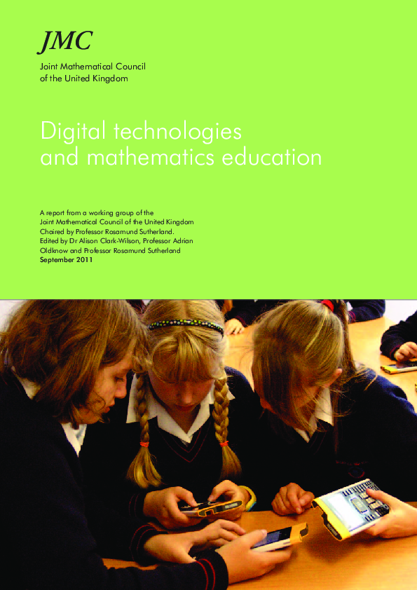 (PDF) Digital technologies and mathematics education