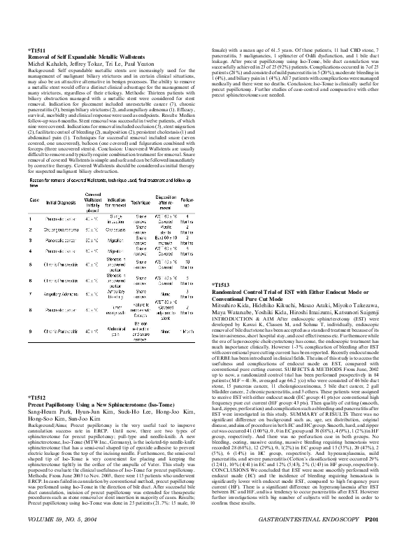 (PDF) Randomized Control Trial of EST with Either Endocut Mode or ...