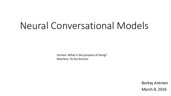 (PDF) The Conversational Model