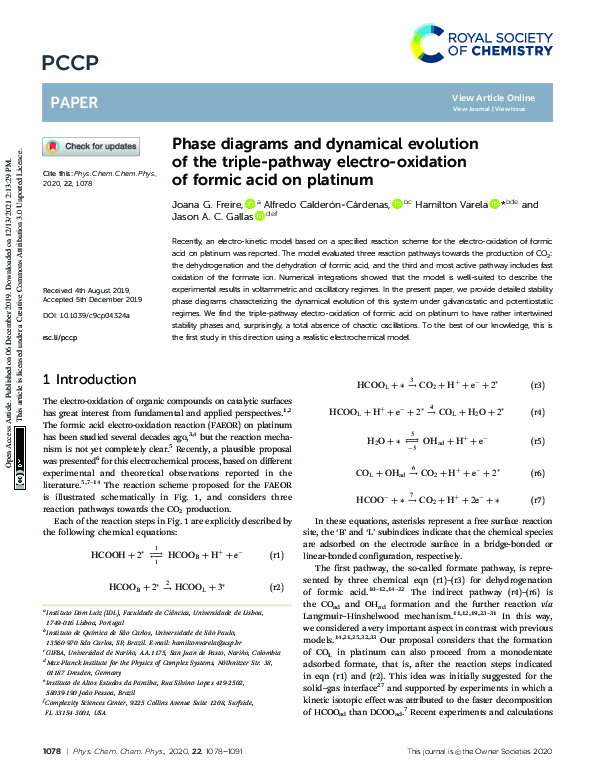 (PDF) Phase diagrams and dynamical evolution of the triple-pathway ...