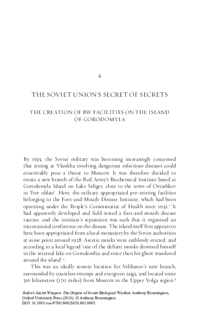 (PDF) The Soviet Union’s Secret of Secrets