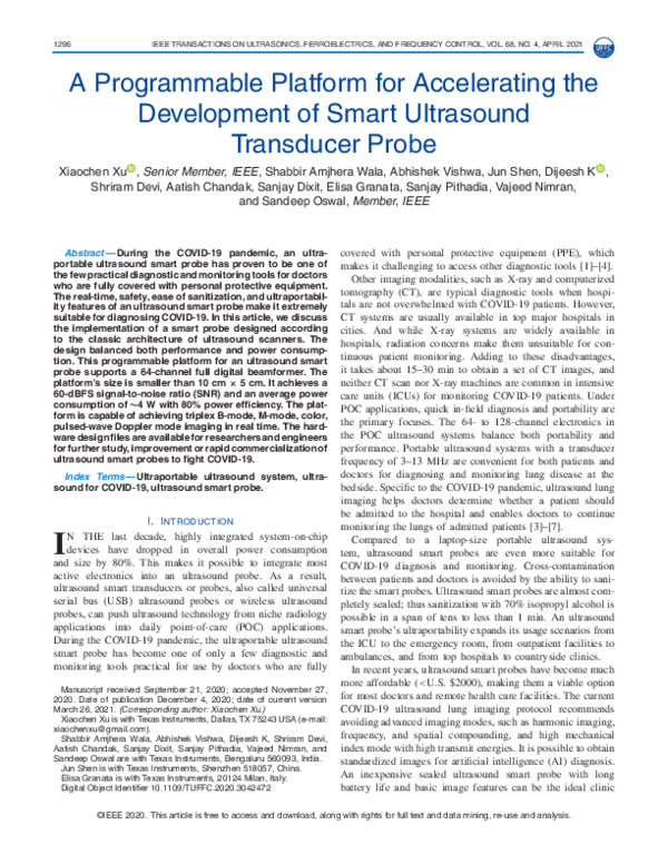 (PDF) A Programmable Platform for Accelerating the Development of Smart ...