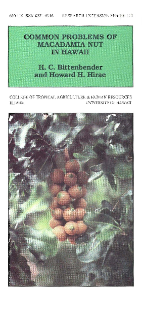 (PDF) Common Problems of Macadamia Nut in Hawaii