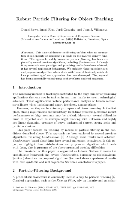 (PDF) Robust particle filtering for object tracking | Jane Garopel Villanueva - Academia.edu