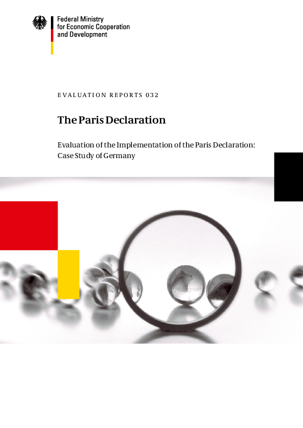 (PDF) The Paris Declaration; Evaluation of the Implementation of the ...