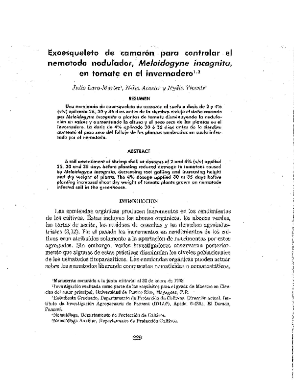 (PDF) Exoskeleton of shrimp to control the nematode nodulator ...