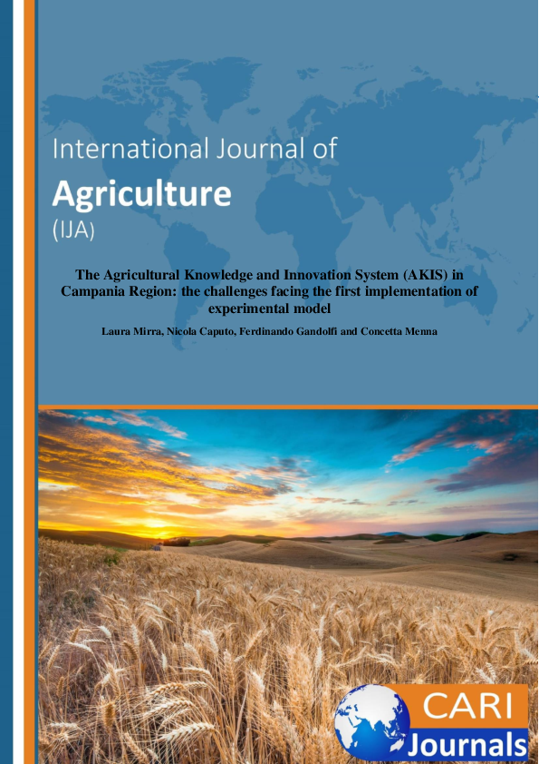 (PDF) The Agricultural Knowledge and Innovation System (AKIS) in ...