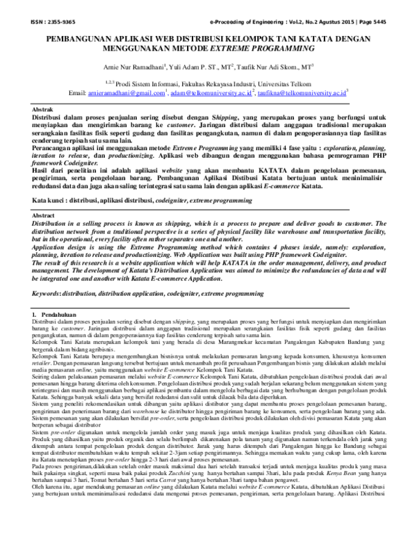 (PDF) Pembangunan Aplikasi Web Distribusi Kelompok Tani Katata Dengan ...