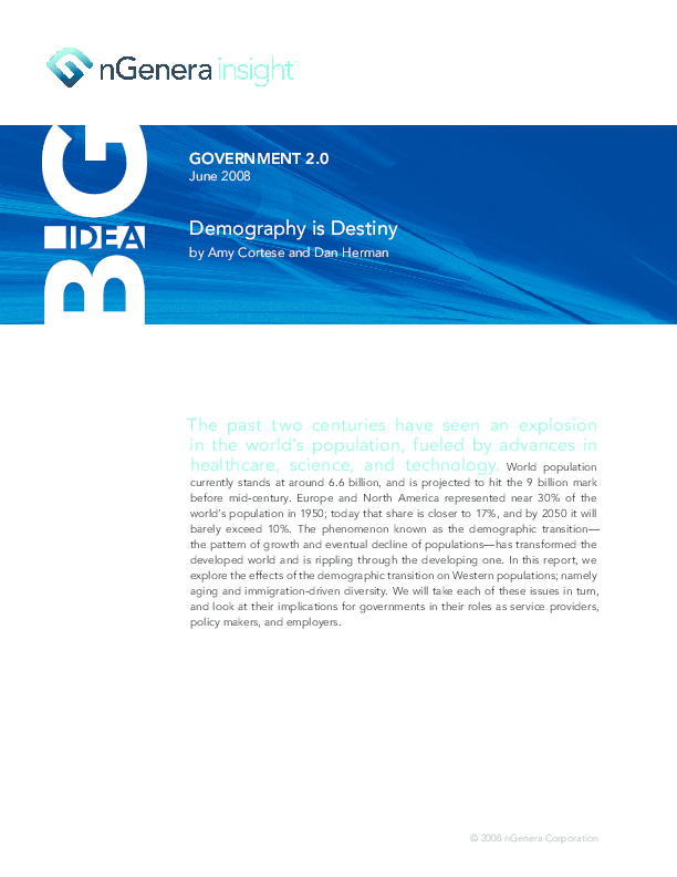 (PDF) Demography is Destiny