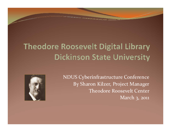 (PDF) Theodore Roosevelt Digital Library