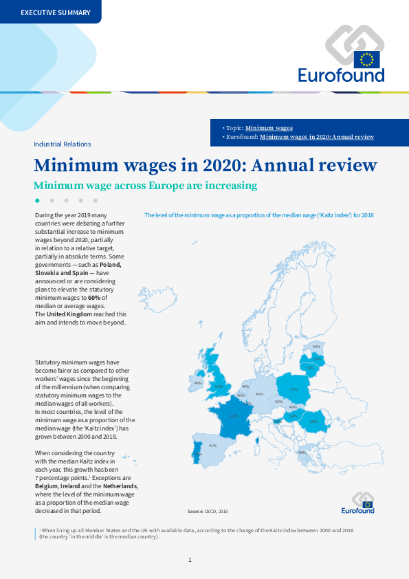 (PDF) Minimum wages in 2020: annual review