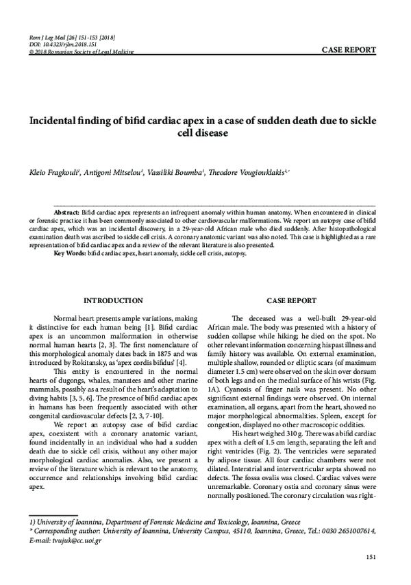 (PDF) Incidental finding of bifid cardiac apex in a case of sudden ...