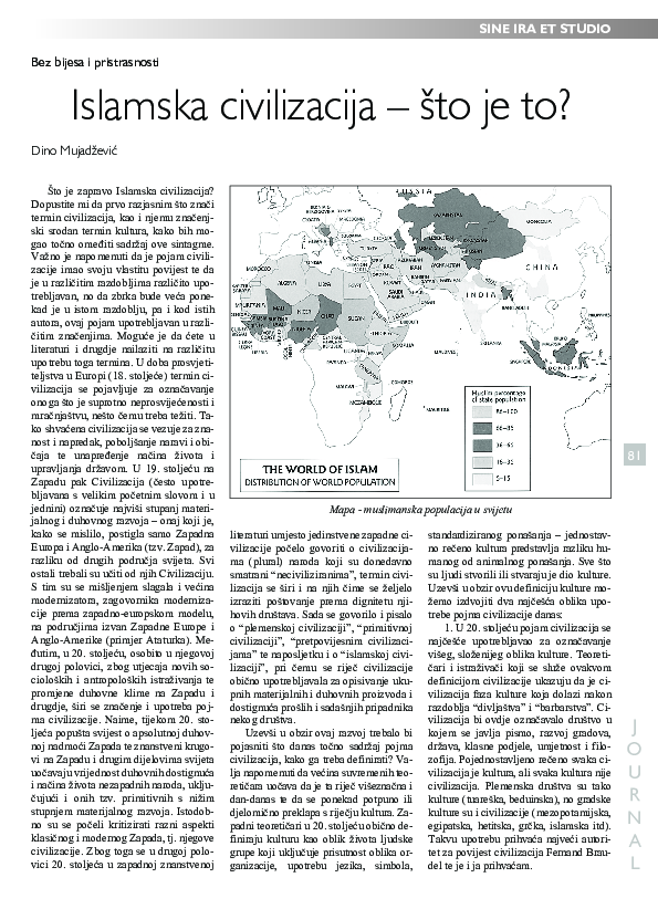 (PDF) Islamska civilizacija - što je to? / Islamic Civilization - what ...