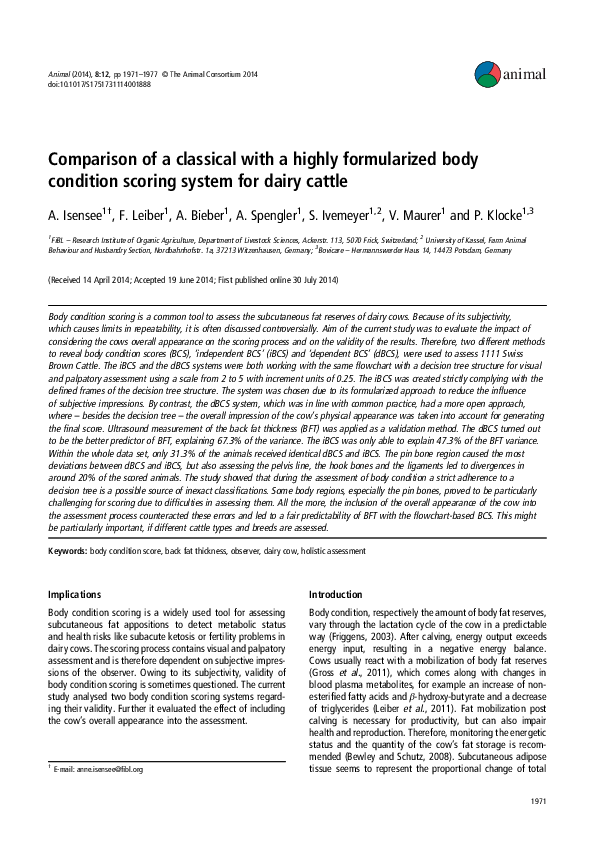 (PDF) Comparison of a classical with a highly formularized body ...