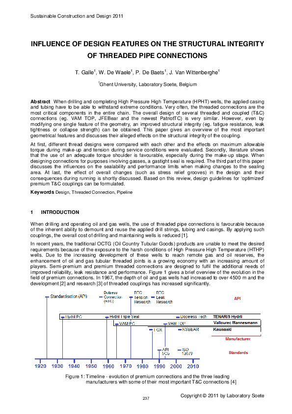 (PDF) Influence of design features on the structural integrity of ...