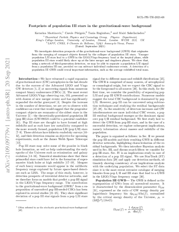 (PDF) Footprints of population III stars in the gravitational-wave ...