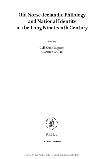 (PDF) Between Hekla and Dofrafjall: Björn M. Ólsen, Finnur Jónsson and ...