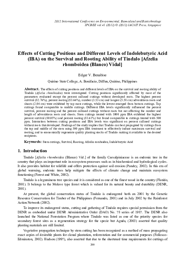 (PDF) Effects of Cutting Positions and Different Levels of ...
