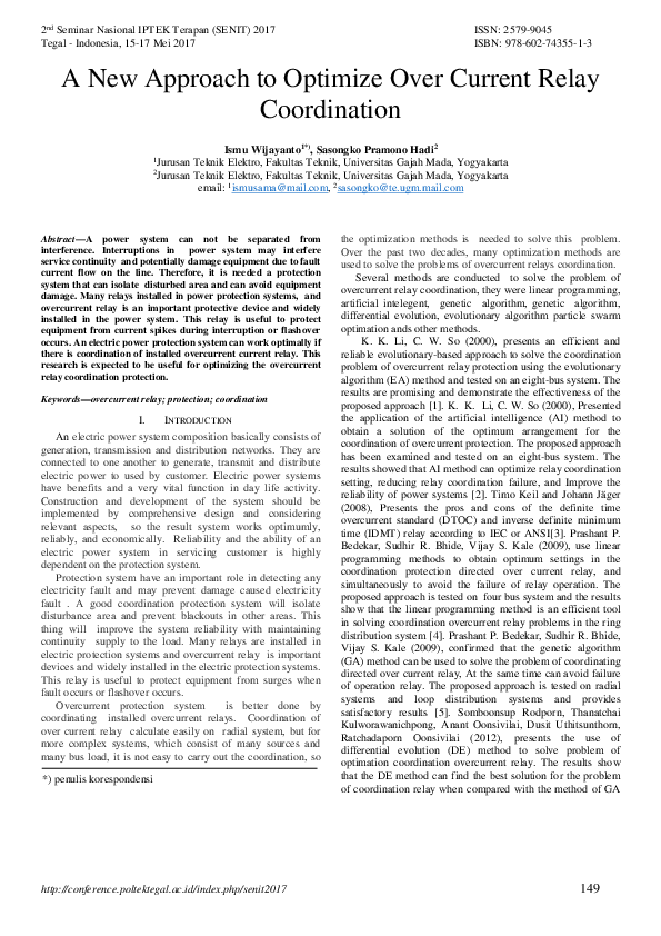 (PDF) A New Approach to Optimize Over Current Relay Coordination