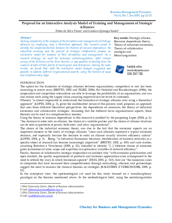 (PDF) Proposal for an Interactive Analysis Model of Training and ...