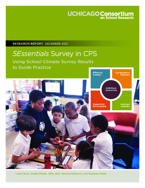 (PDF) 5Essentials Survey in CPS Using School Climate Survey Results to ...