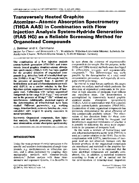 (PDF) Transversely heated graphite atomizer-atomic absorption ...