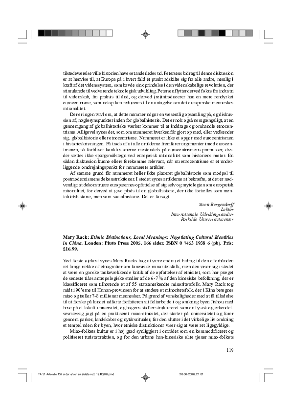 (PDF) Mary Rack: Ethnic Distinctions, Local Meanings: Negotiating ...