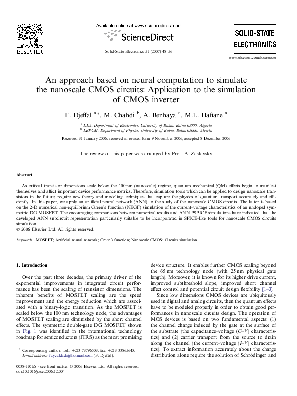 (PDF) An approach based on neural computation to simulate the nanoscale ...