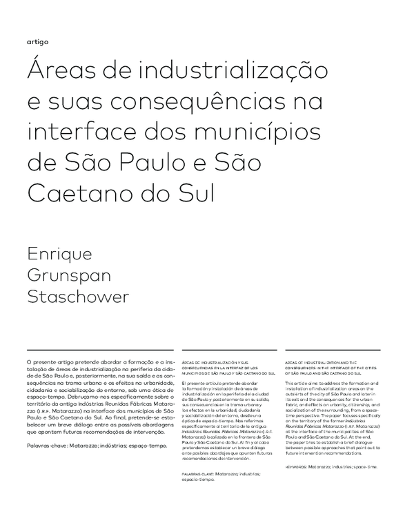 (PDF) Áreas de industrialização e suas consequências na interface dos ...