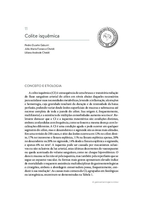 (PDF) Colite isquêmica