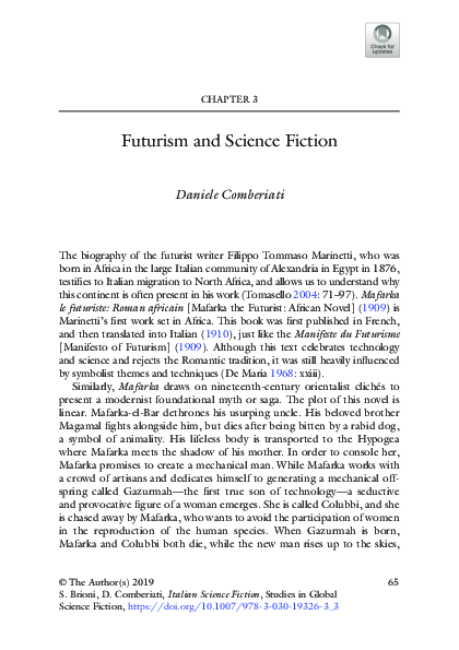 (PDF) Futurism and Science Fiction