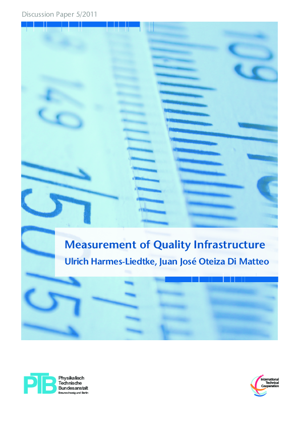(PDF) Measurement of Quality Infrastructure