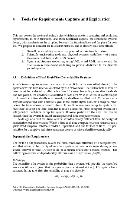 (PDF) Tools for requirements capture and exploration