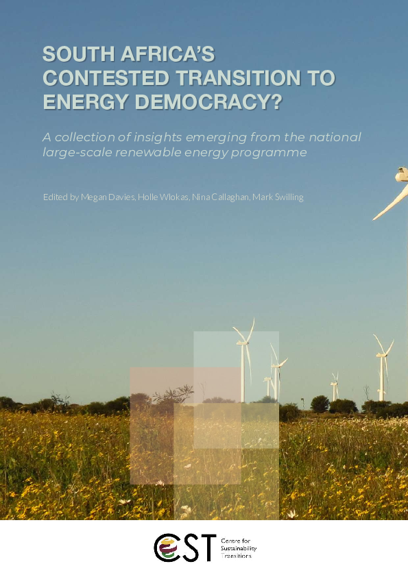 (PDF) At the CORE of the democratic energy transition: A township based ...