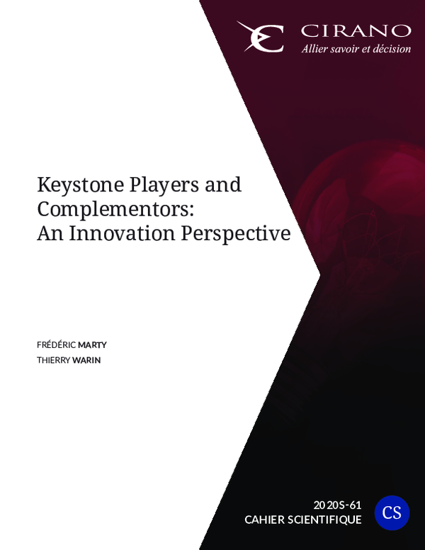 (PDF) Keystone Players and Complementors: An Innovation Perspective
