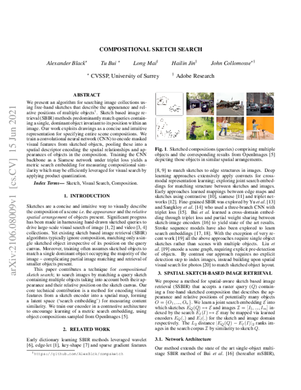 (PDF) Compositional Sketch Search