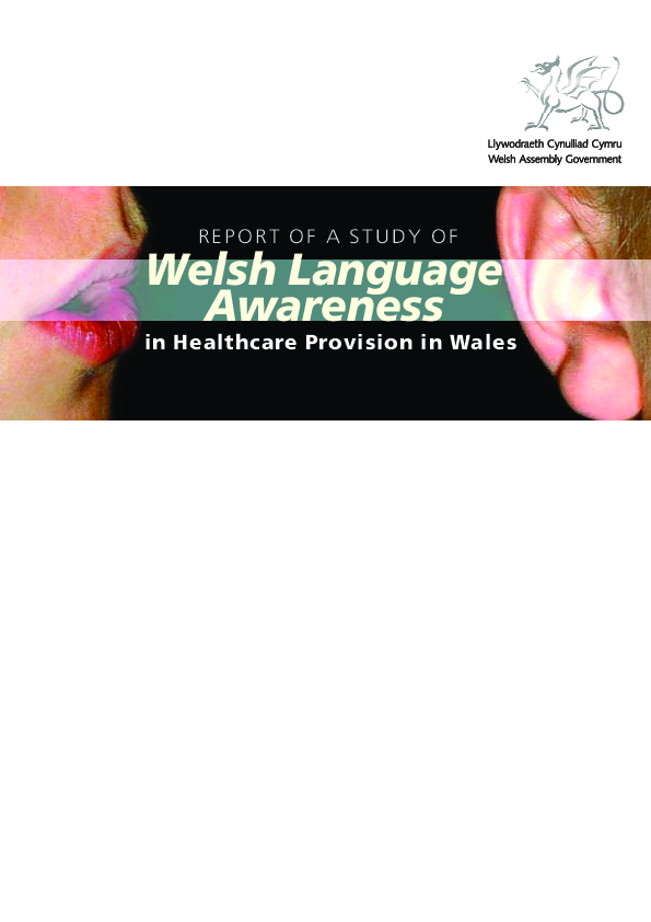 (PDF) Report of a Study of Welsh Language Awareness in Healthcare ...
