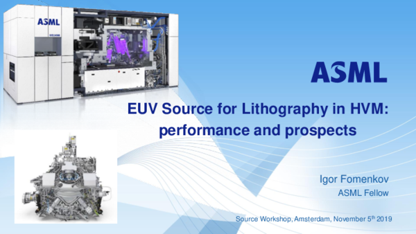 (PDF) EUV Source for Lithography in HVM: Performance and Prospects