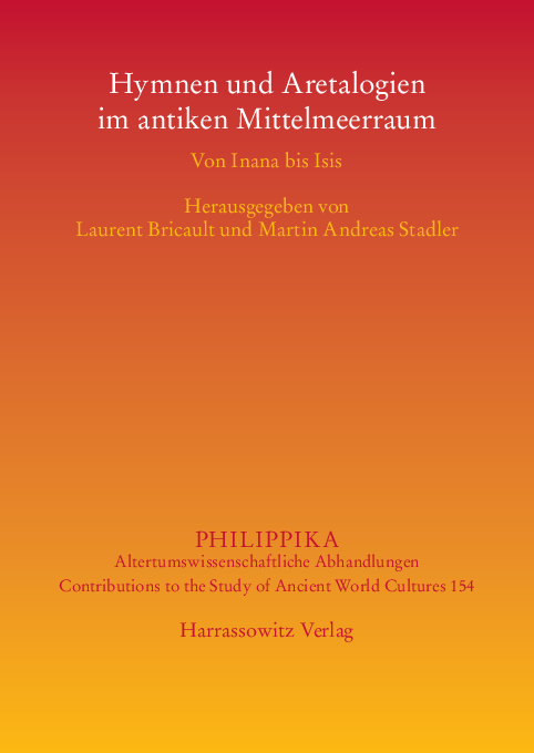 (PDF) Form and Intertextuality in the Greek Hymns to Isis