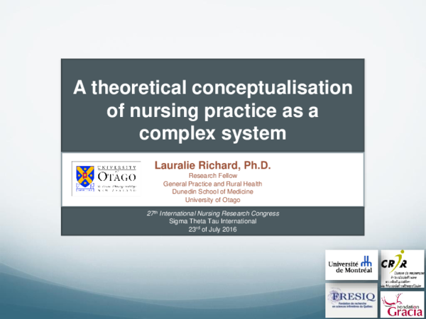 (PDF) A Theoretical Conceptualisation of Nursing Practice as a ...